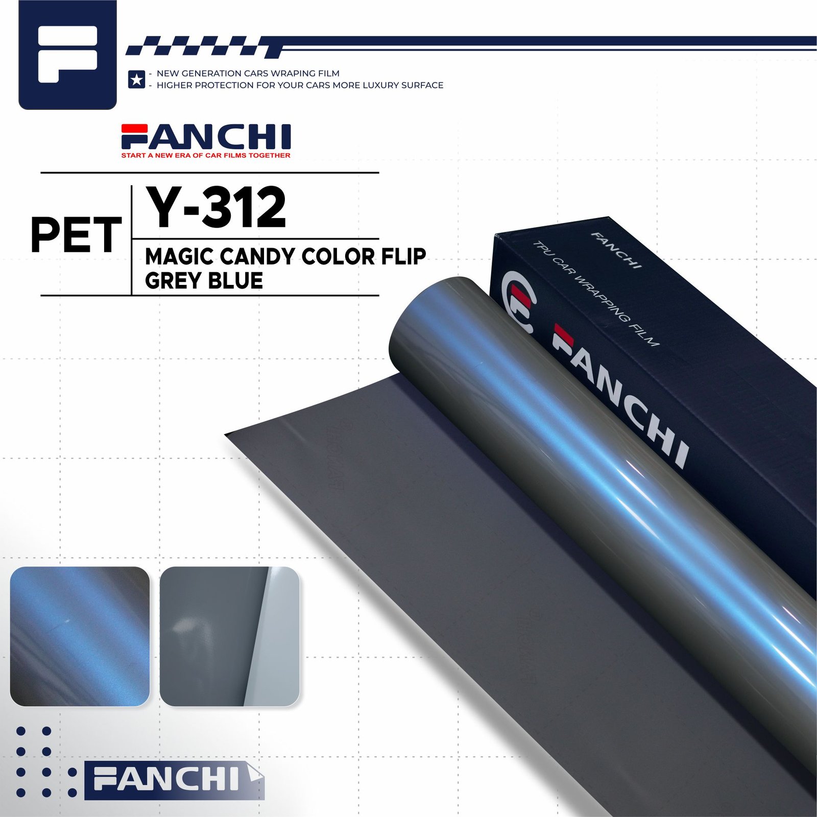 Magic Candy Color Flip Grey Blue (Y) - Achieving Extraordinary Achievments