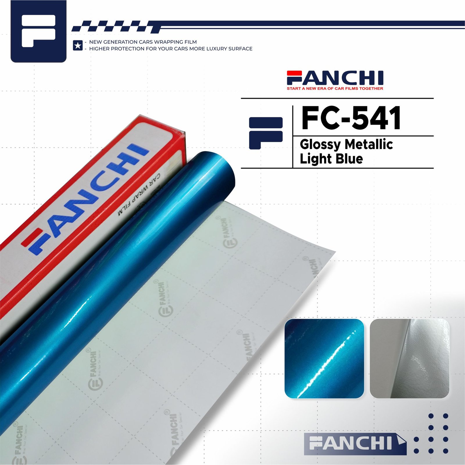 Glossy Metallic Light Blue - Achieving Extraordinary Achievments