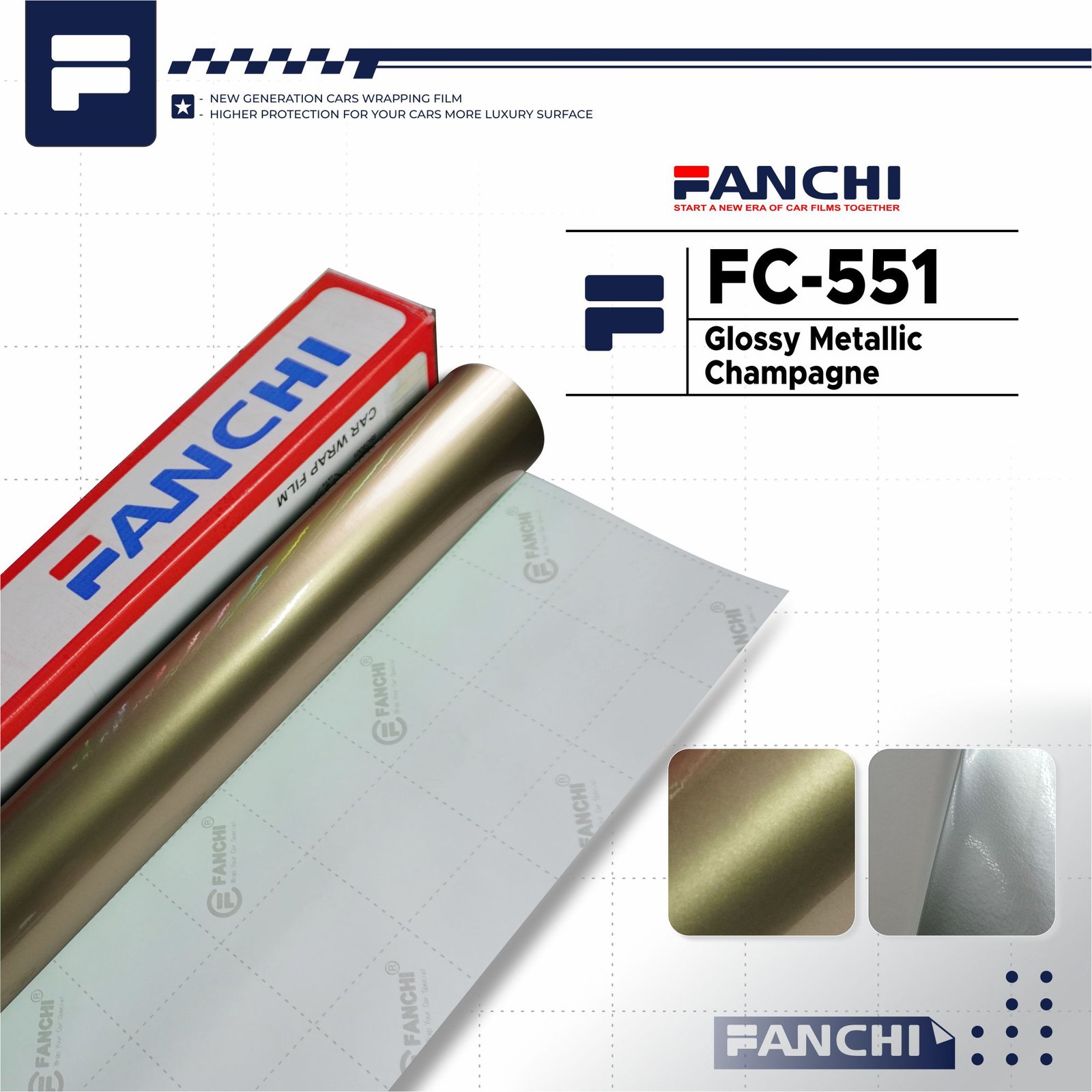 Glossy Metallic Champagne - Achieving Extraordinary Achievments
