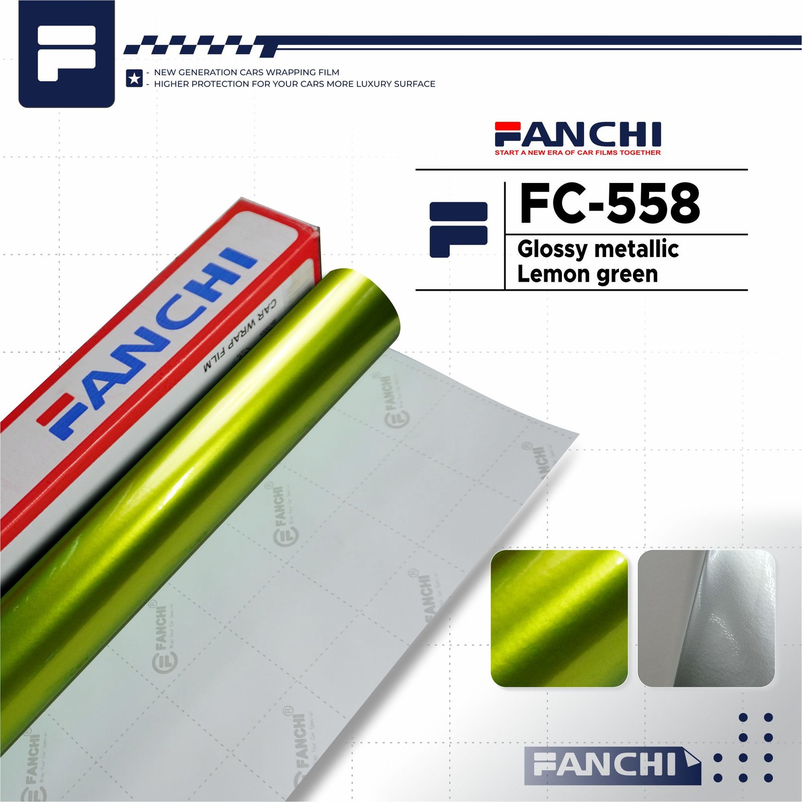 Glossy Metallic Lemon Green - Achieving Extraordinary Achievments