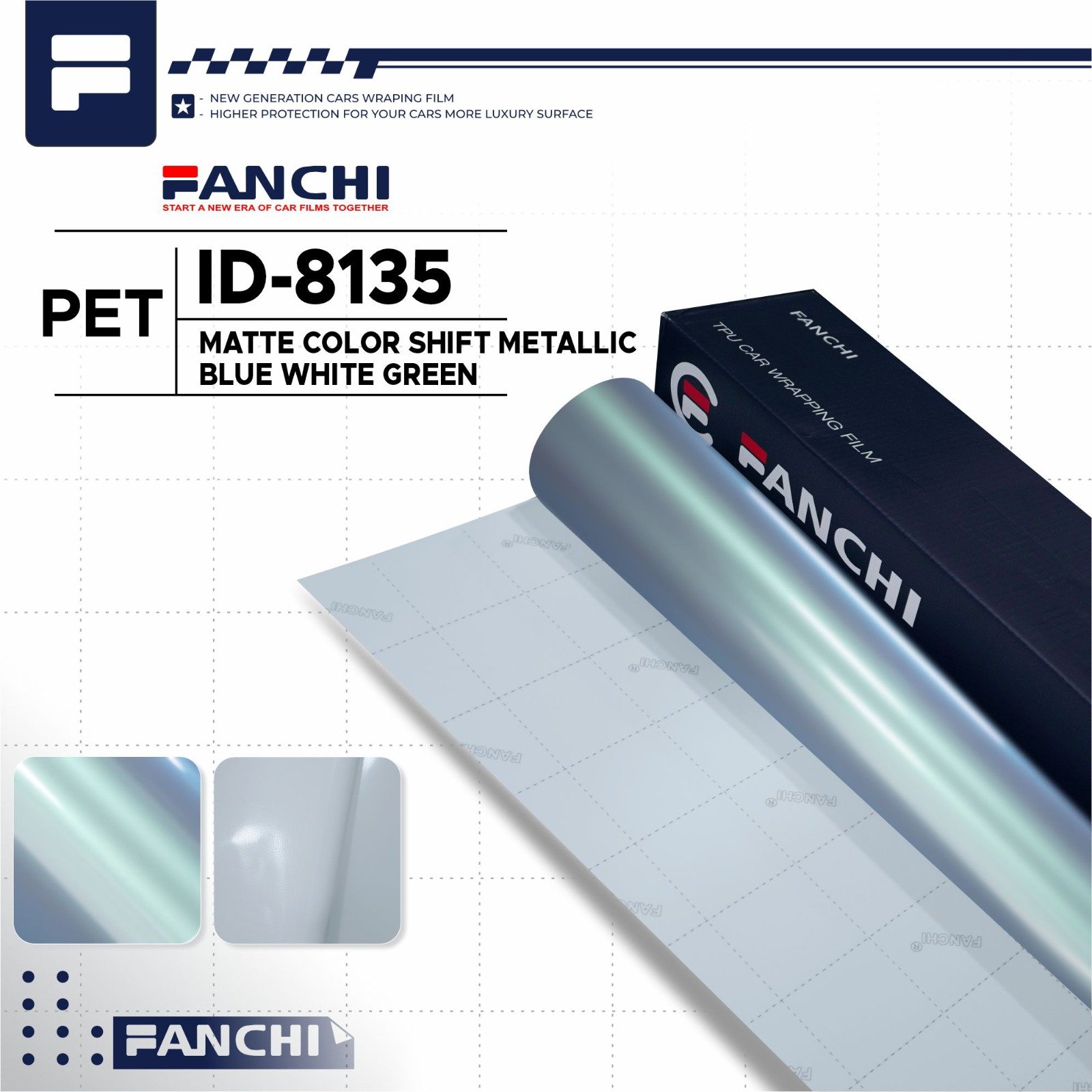 Matte Color Shift Metallic Blue White Green - Achieving Extraordinary ...