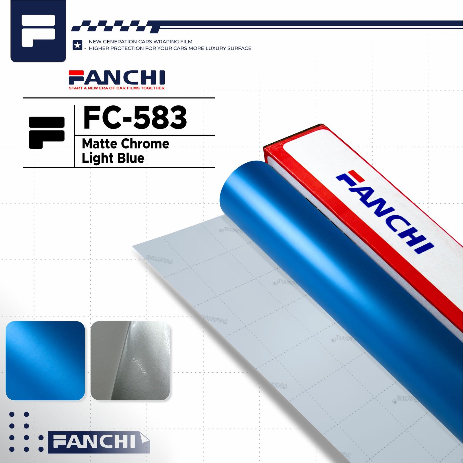 Matte Chrome Light Blue - Achieving Extraordinary Achievments