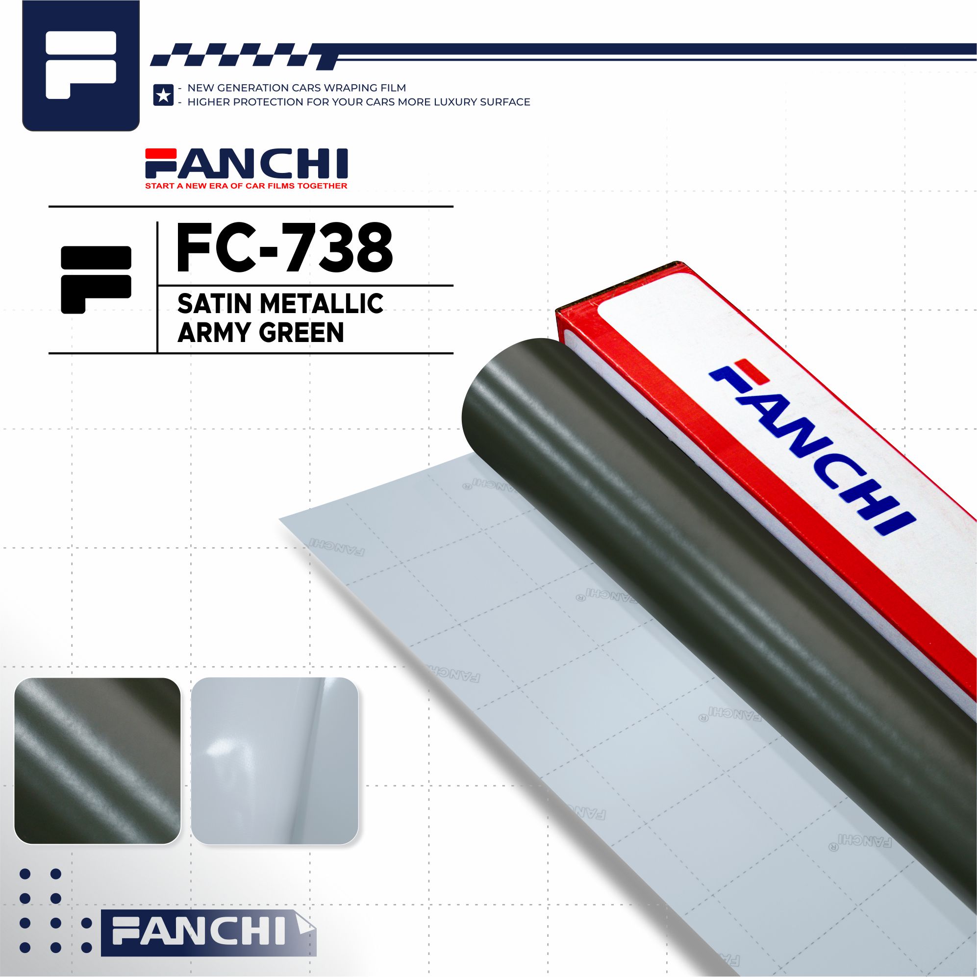 Satin Metallic Army Green - Achieving Extraordinary Achievments