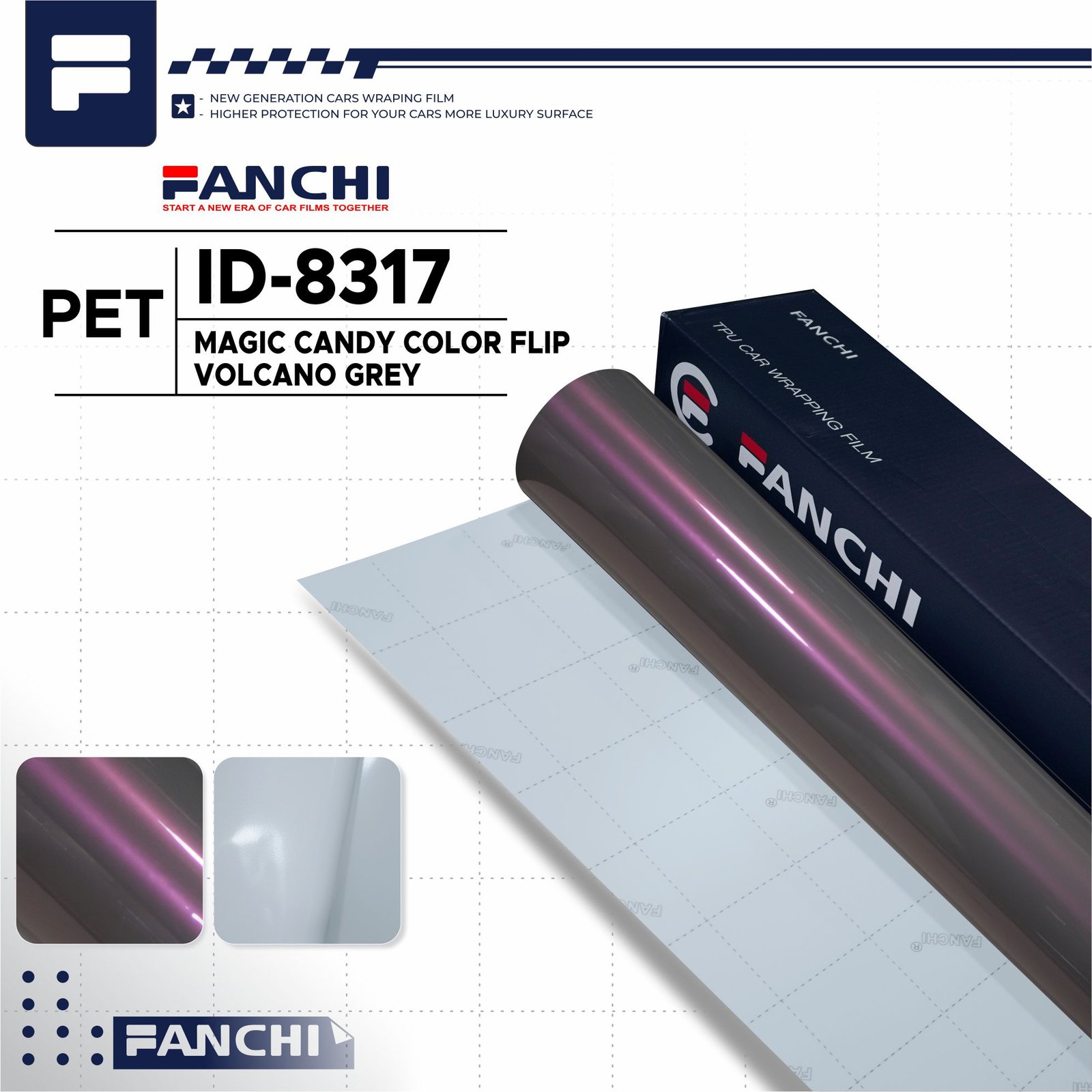 Magic Candy Color Flip Volcano Grey PET - Achieving Extraordinary ...