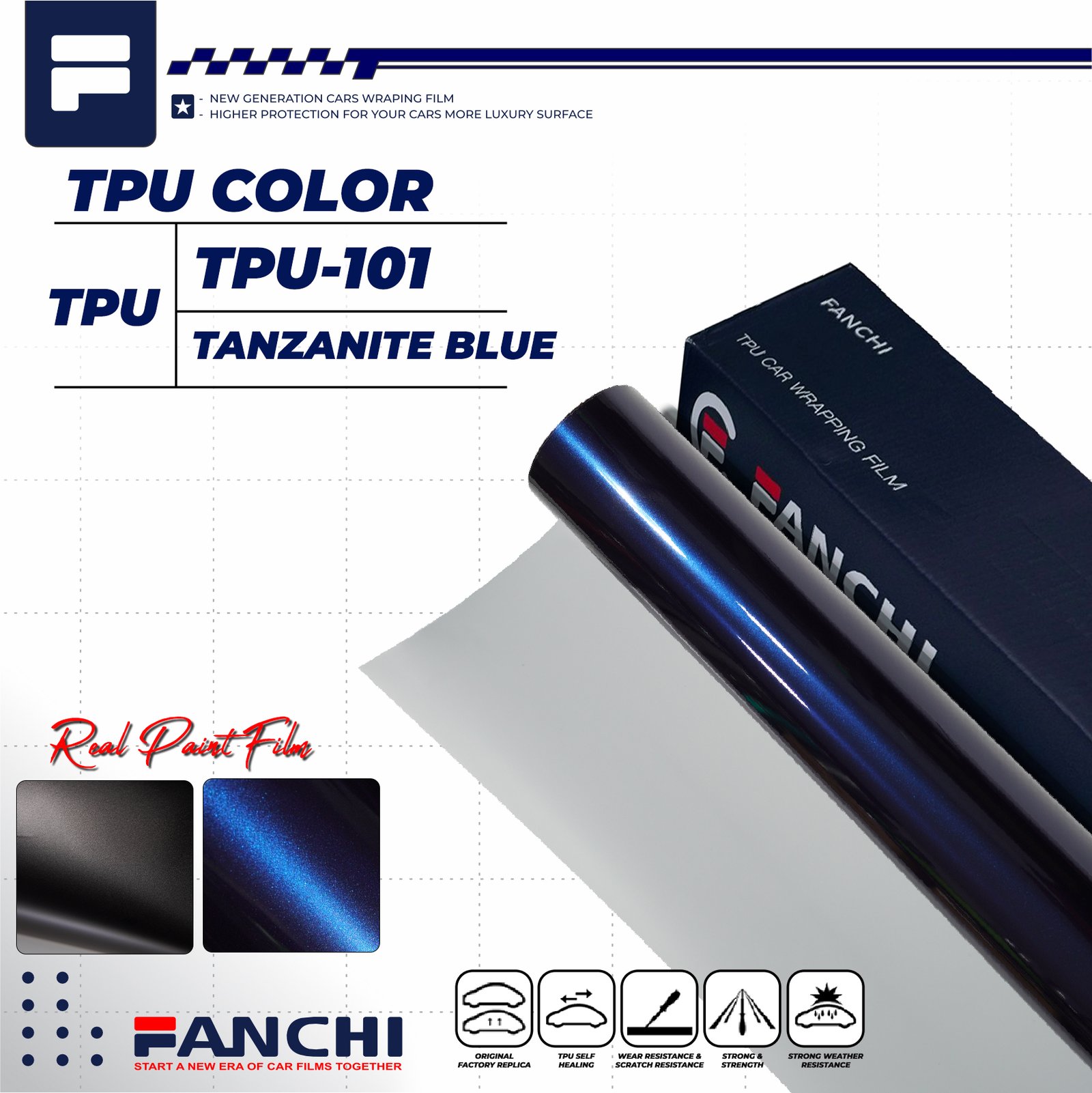 TPU - Tanzanite Blue - Achieving Extraordinary Achievments