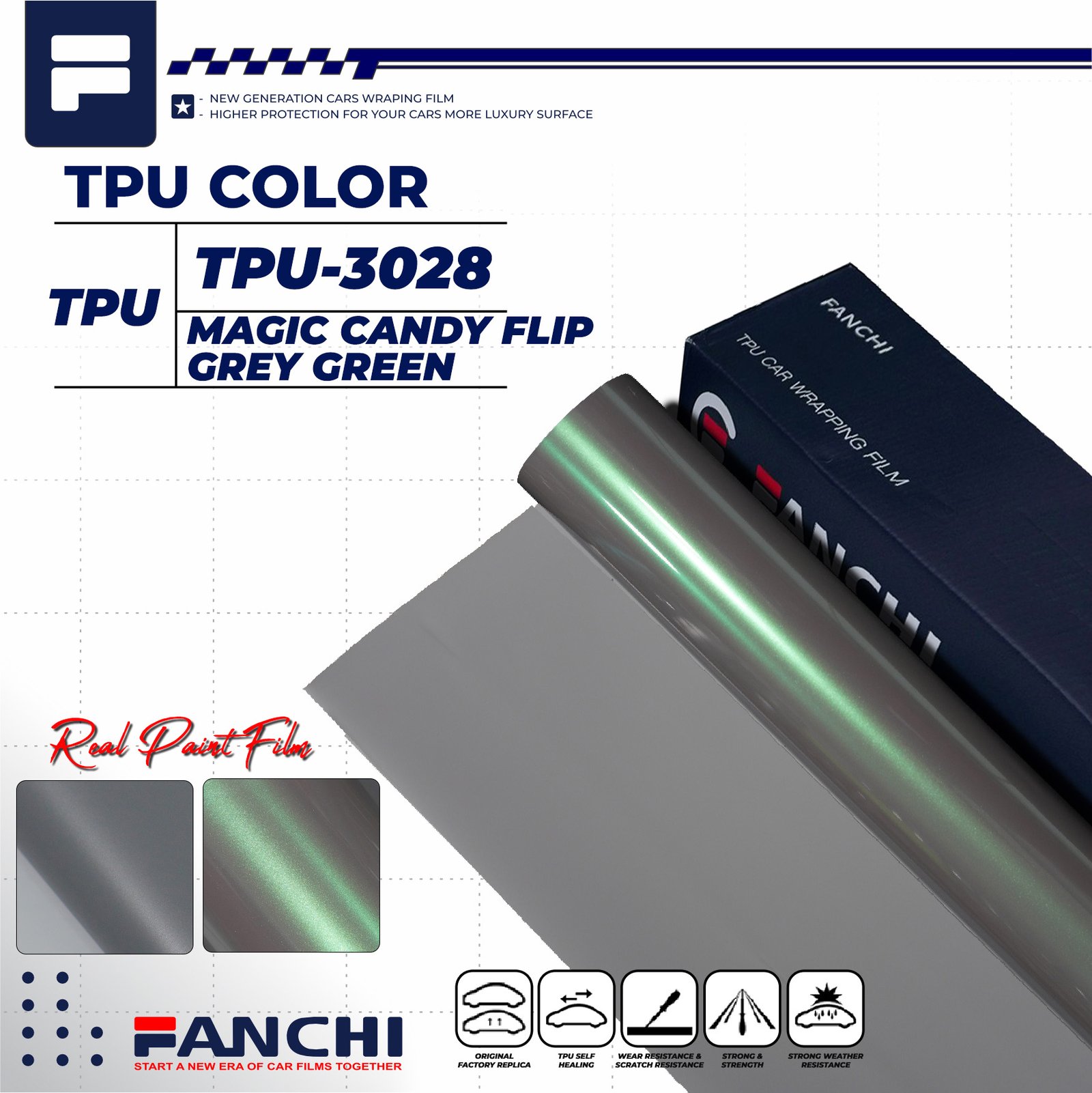 TPU - Magic Candy Flip Grey Green - Achieving Extraordinary Achievments