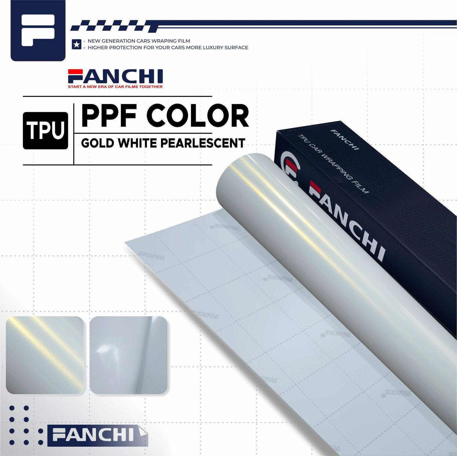 TPU - Gold White Pearlescent - Achieving Extraordinary Achievments