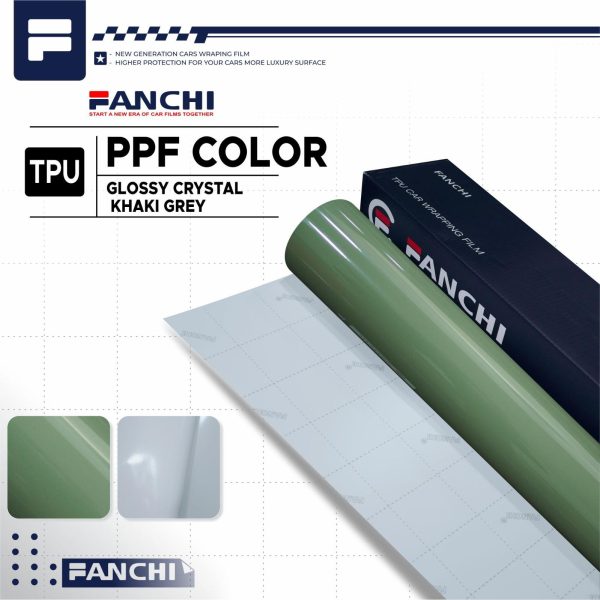 TPU - Glossy Crystal Khaki Grey - Achieving Extraordinary Achievments