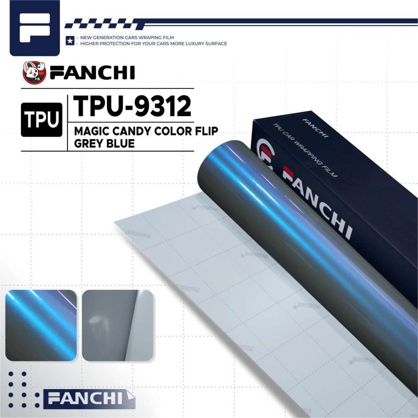 TPU - Magic Candy Color Flip Grey Blue - Achieving Extraordinary ...