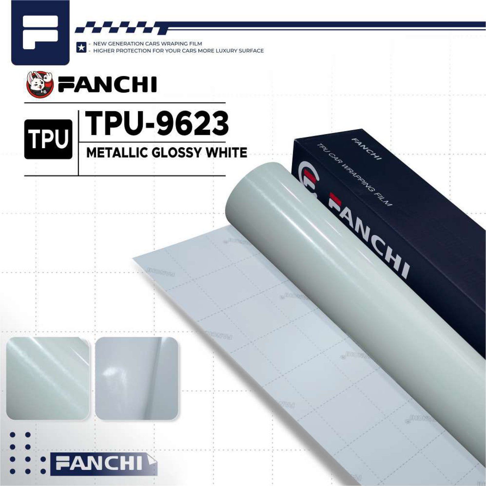 TPU - Metallic Glossy White - Achieving Extraordinary Achievments