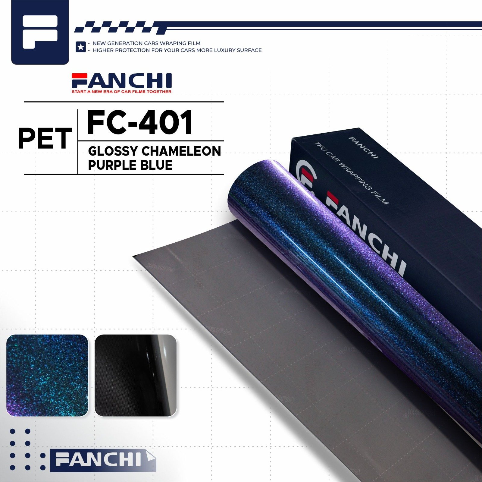 Glossy Chameleon Purple Blue - Achieving Extraordinary Achievments